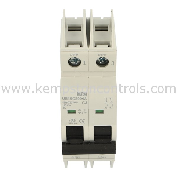 IMO UB10C2004A IMO MCB UL489 2 POLE 4A C CURVE | Kempston Controls