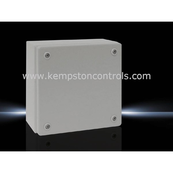 Rittal 1502510 TERMINAL BOX WITHOUT GLAND PLATE, 200X200X120MM, RAL7035 ...