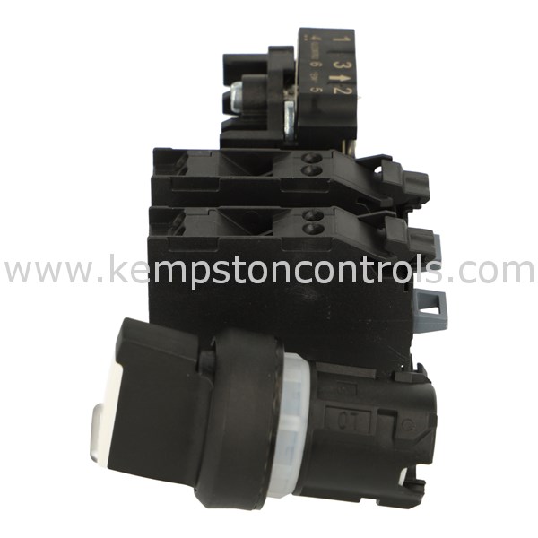 Siemens 3SU1100-2BM60-3LA0 SIEMENS SELECTOR SWITCH, ILLUMINABLE, 22MM, PLASTIC, WHITE, SHORT ...