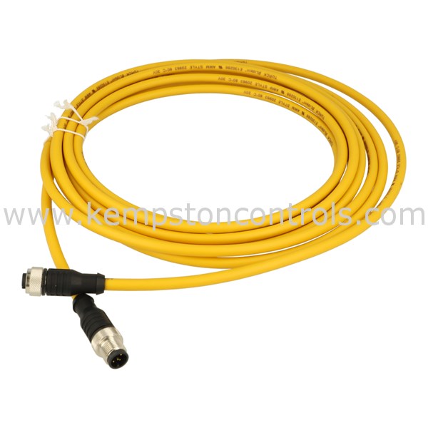 Turck Banner RK4.5T-5-RS4.5T/S2500 TURCK RFID SYSTEM CONNECTION CABLE, M12X1 FEMALE, STRAIGHT, 5 ...