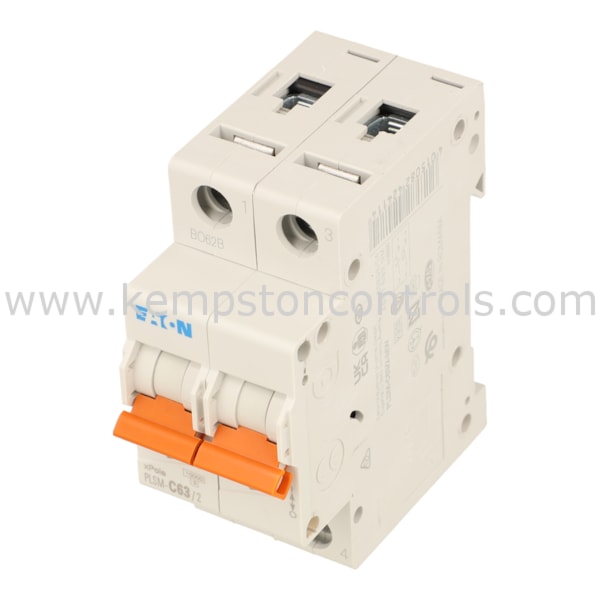 Eaton Moeller PLSM-C63/2-MW MOELLER MCB 63A 10KA TYPE C DP | Kempston ...