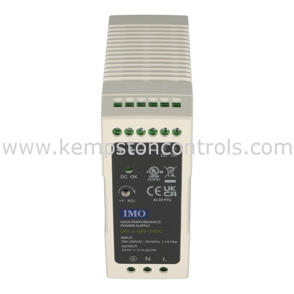 IMO LPS-1-060-24DC IMO POWER SUPPLY, 90-265VAC INPUT, 24VDC OUTPUT, 60W ...