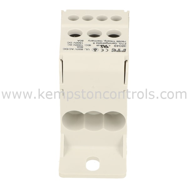 FTG K00 AUX38049 FTG BUSBAR, DISTRIBUTION BLOCK, 1 POLE, 80A | Kempston ...