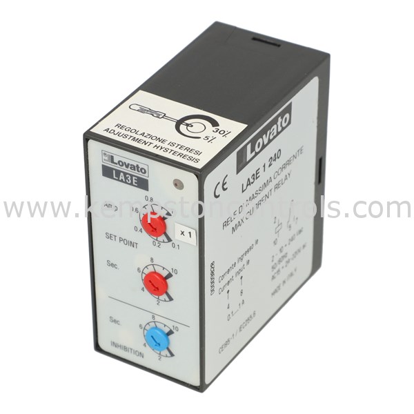 Lovato LA3E1240 LOVATO RELAY 240V AC | Kempston Controls