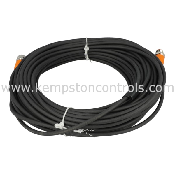 IFM EVC118 IFM, JUMPER CABLE, M12 STR MALE, M12 STR FEMALE, 4 CORE, PUR, 20M ...