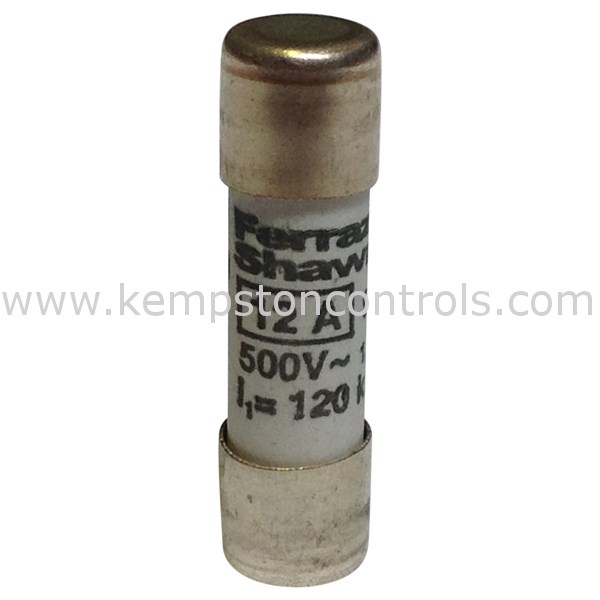 Mersen W219761 MERSEN FUSE 12A 500V 10x38 GL | Kempston Controls