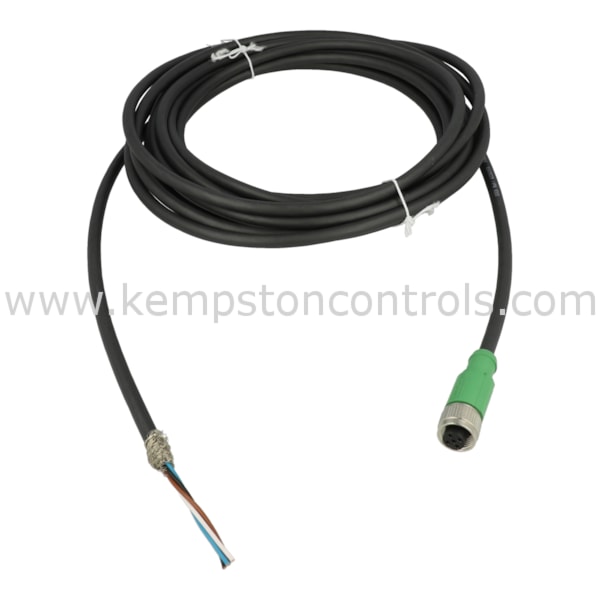 Sick YF2A64-050XXXXLEAX SICK SINGLE ENDED CORDSET, M12 5 PIN FEMALE ...
