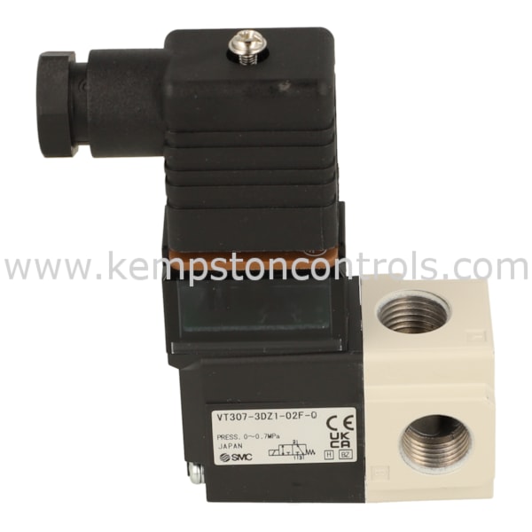 SMC VT307-3DZ1-02F-Q SMC NEW VT307, 3 PORT SOLENOID VALVE DIRECT OPERATED POPPET TYPE | Kempston ...