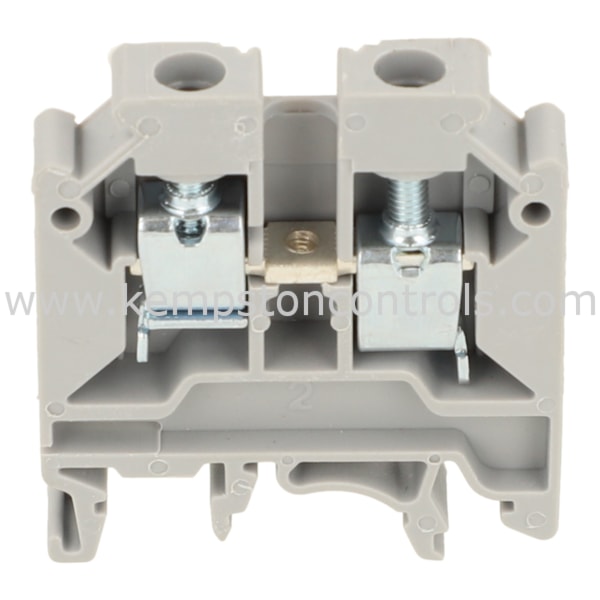 Europa Components SCRW6UGY EUROPA COMPONENTS, SCREW CLAMP TERMINAL BLOCK, DIN RAIL MOUNTING, 6MM ...