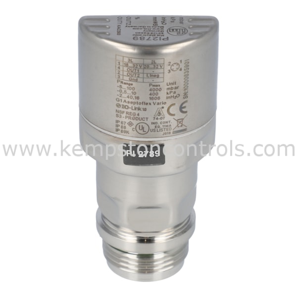 IFM PI2789 IFM PI-,10BREA01-MFRKG/US/ /P, -5 TO 100 MILLIBAR ELECTRONIC ...