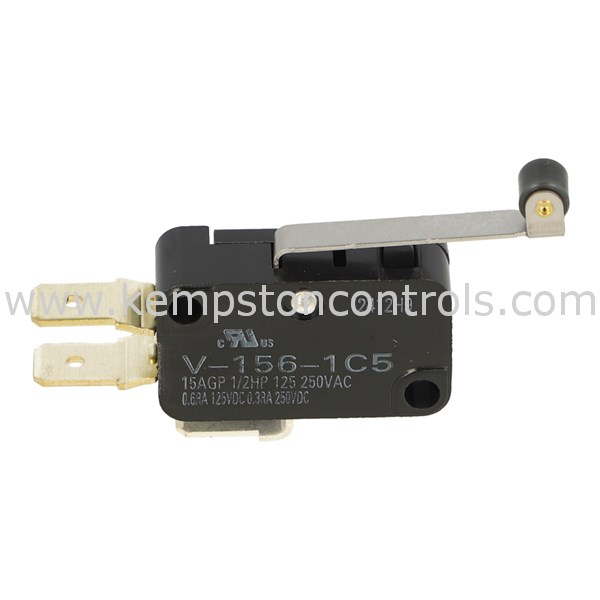 Omron V-156-1C5 OMRON MICROSWITCH, SNAP ACTION, ROLLER LEVER, SPDT ...