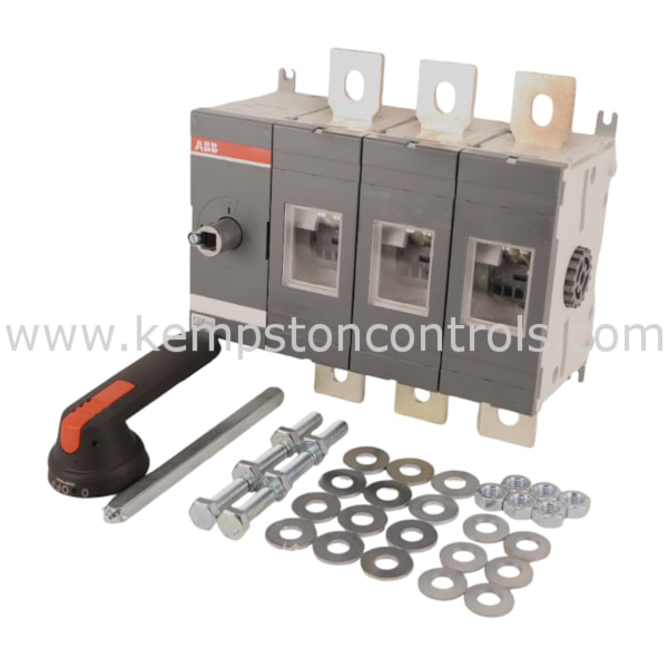 ABB OT630E03P ABB SWITCH-DISCONNECTOR, 3 POLE, FRONT OPERATED, BASE MOUNTED, 630A | Kempston ...