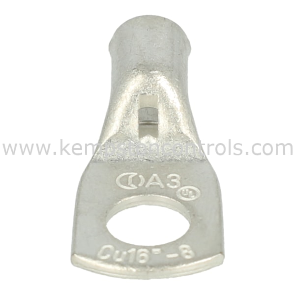 Cembre A3-M8 CEMBRE UNINSULATED LUG, ØD MM M8, B 8.4 MM, N 15 MM, M 8 ...