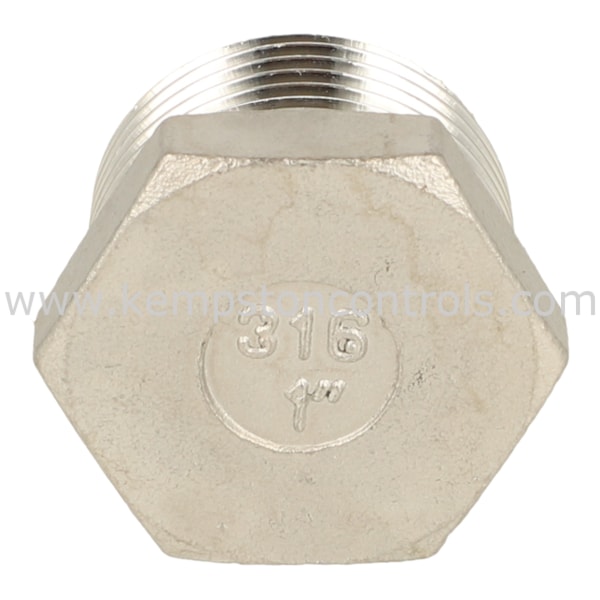 Other HP16 NERO PIPELINE 1" BSPT M HEX HEAD PLUG 150LB 316SS | Kempston Controls