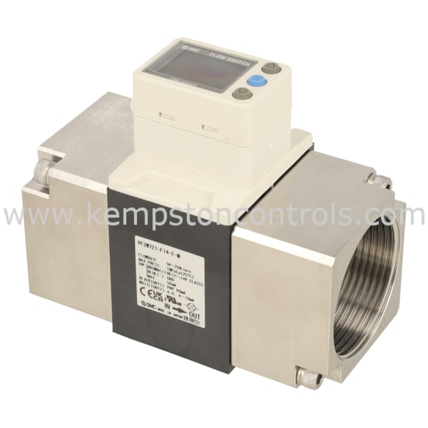 SMC PF3W721-F14-FN-M SMC PF3W7, DIGITAL FLOW SWITCH FOR WATER, 3-COLOUR DISPLAY, INTEGRATED ...