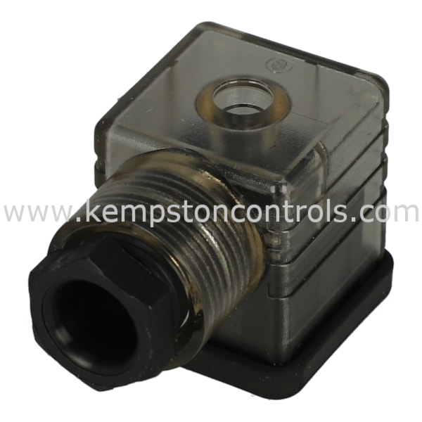 Camozzi KA132T54T9 CAMOZZI SOLENOID DIN CONNECTOR, TRANSPARENT (24V LED ...
