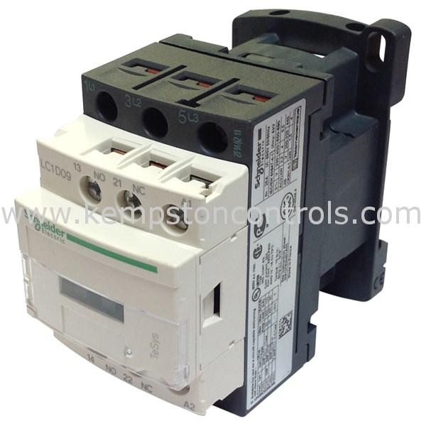 Schneider LC1D09M7 SCHNEIDER CONTACTOR 9A 3POLE 220V | Kempston Controls