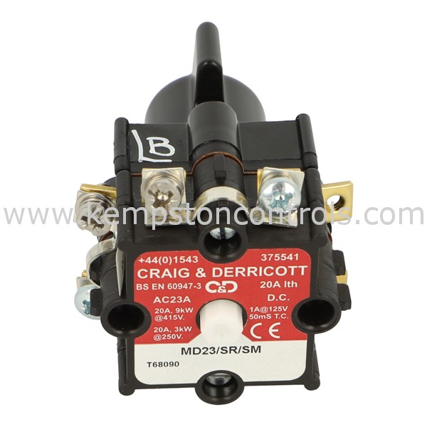 Craig And Derricott MD23/SR/SM CRAIG AND DERRICOTT ROTARY SWITCH, 20A ...