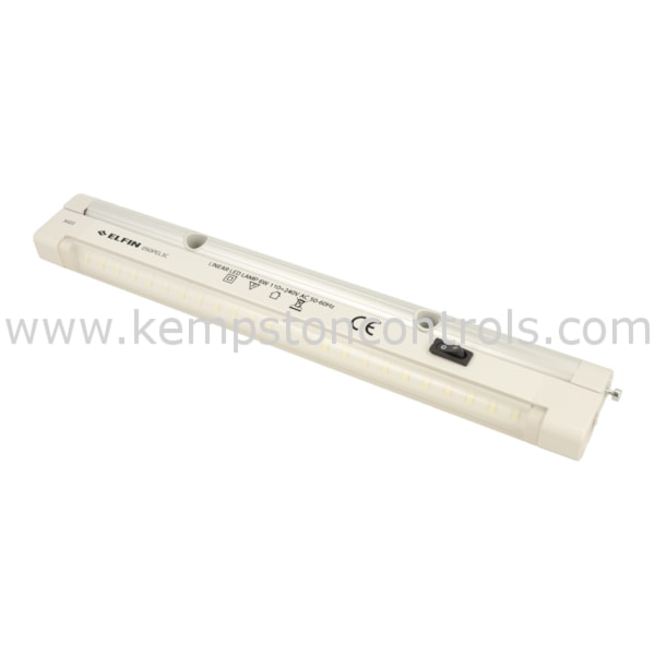 Elfin 050PEL3C ELFIN LINEAR LED LUMINAIRE, 6W, 110-240VAC, 342MM LENGTH ...