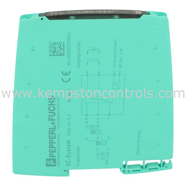 Pepperl + Fuchs S1SD-1AI-1C.H P+F 1 CHANNEL SIGNAL CONDITIONER, SMART TRANSMITTER POWER SUPPLY ...