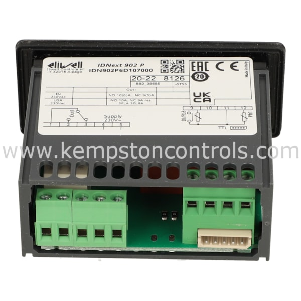 Eliwell PELX024 ELIWELL IDNEXT 902 ELECTRONIC CONTROLLER, NTC, 10A ...