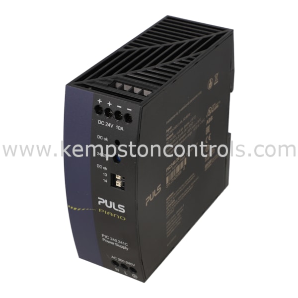 Puls PIC240.241C PULS POWER SUPPLY SING PH INPUT, 24V, 10A | Kempston ...
