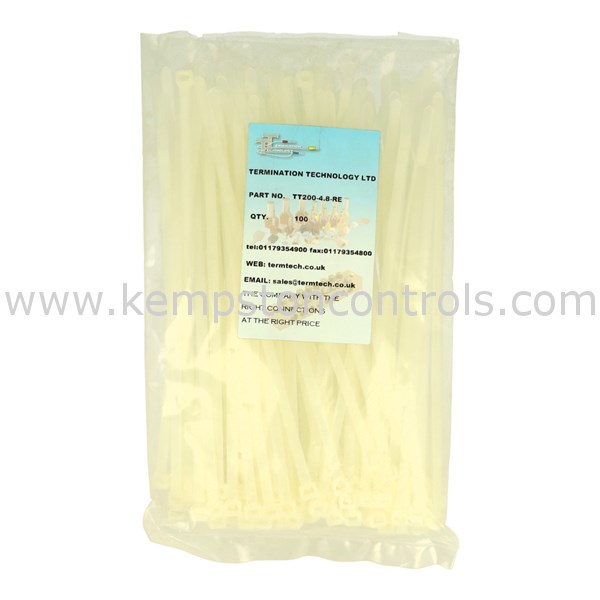 Termination Technology TT200-4.8RELN TT NYLON RELEASABLE CABLE TIES ...