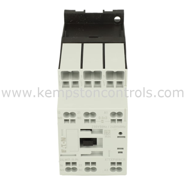 Eaton Moeller DILM17-11(230V50HZ,240V60HZ)-PI MOELLER CONTACTOR, 3 POLE ...