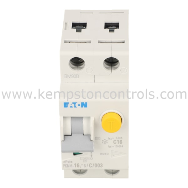 Eaton Moeller PKNM-16/1N/C/003-MW EATON MOELLER RCBO, 16A, 1 POLE + N ...