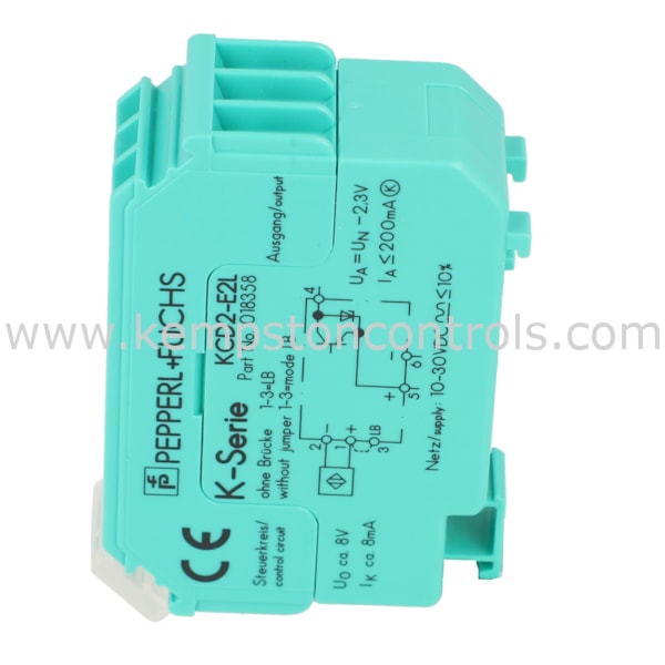 Pepperl + Fuchs KCD2-E2L P+F SENSOR OUTPUT INTERFACE TERMINAL, 1-CHANNEL TERMINAL AMPLIFIER ...