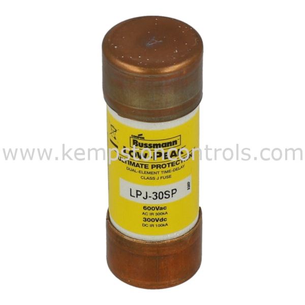 Bussmann LPJ-30SP BUSSMANN DUAL-ELEMENT, TIME-DELAY FUSE, 30A, 600VAC ...