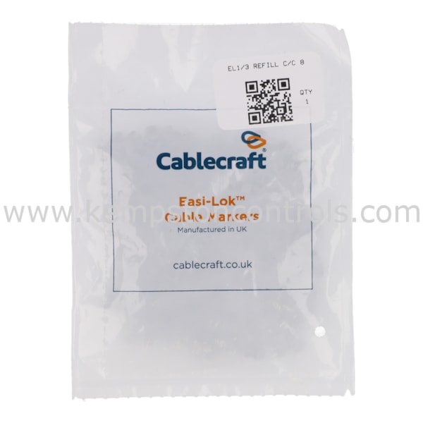 Cablecraft EL1/3 REFILL C/C 8 CABLECRAFT EASI-LOK CABLE MARKER REFILL C ...