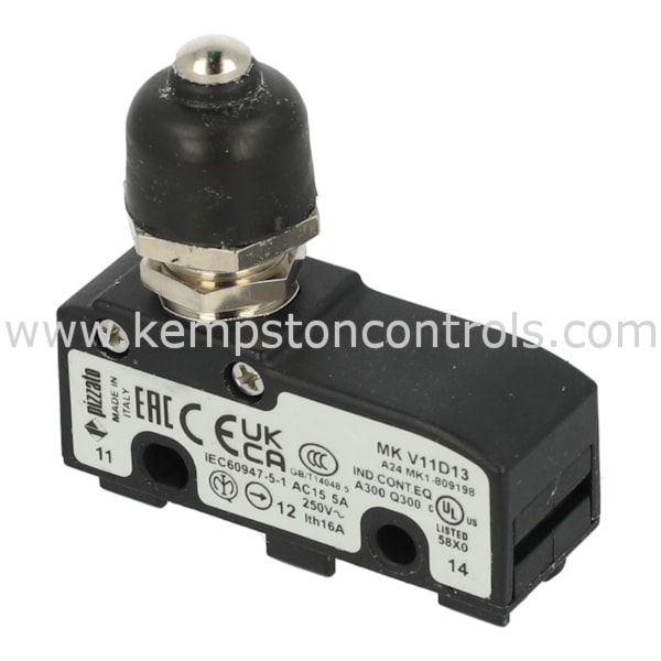 Pizzato MK V11D13 PIZZATO STANDARD MICROSWITCH WITH PLUNGER ACTUATOR ...