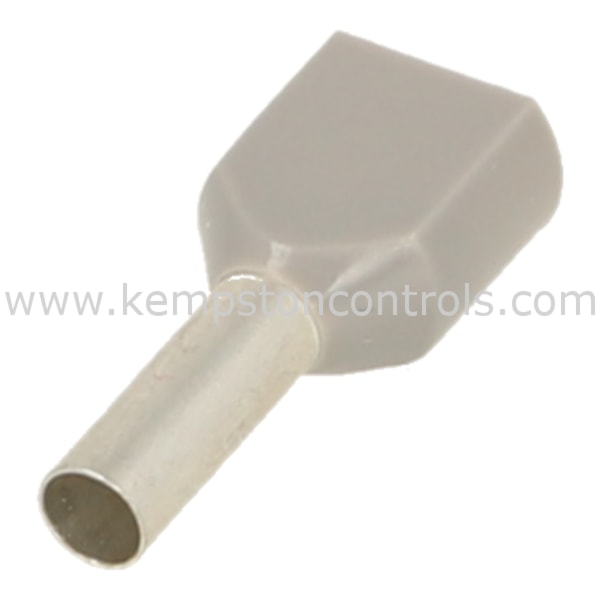 Hellerman CT240012 HELLERMAN TWIN BOOTLACE FERRULES 2X4.0- 12MM GREY ...