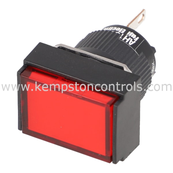 Fuji AH165-ZTRE3 FUJI PILOT LIGHT FLUSH RECTANGULAR, RED, 24VDC LED ...