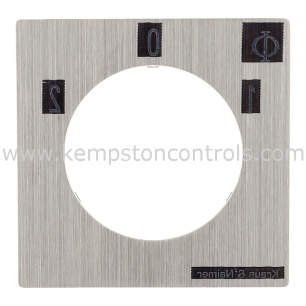 Kraus and Naimer S0.F071/A10.E1L ESC PLATE 1.0.2 KRAUS AND NAIMER ...