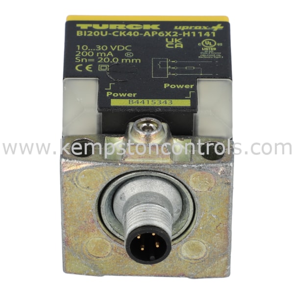 Turck Banner BI20U-CK40-AP6X2-H1141 TURCK UPROX FLUSH MOUNT INDUCTIVE ...