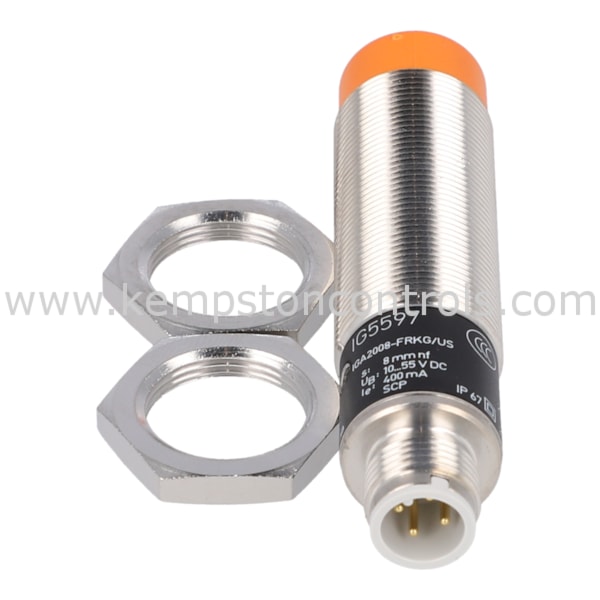 IFM IG5597 IFM INDUCTIVE SENSOR, M18, 8MM RANGE NON FLUSH, 10-55VDC 2 ...