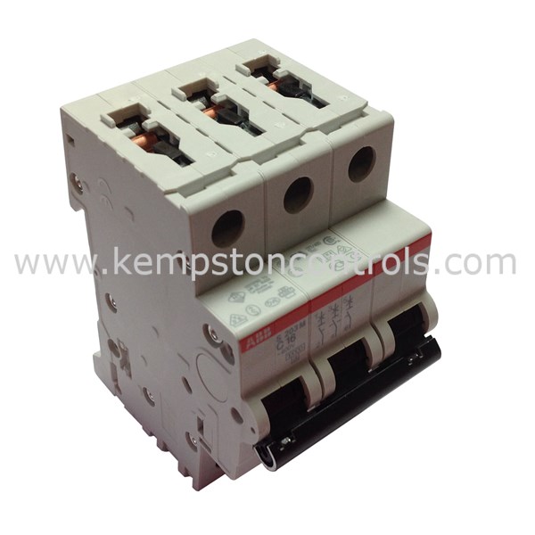 ABB 2CDS273001R0164 2CDS273001R0164 S203M-C16 MINIATURE CIRCUIT BREAKER, 3 POLE, TYPE C, 16A ...