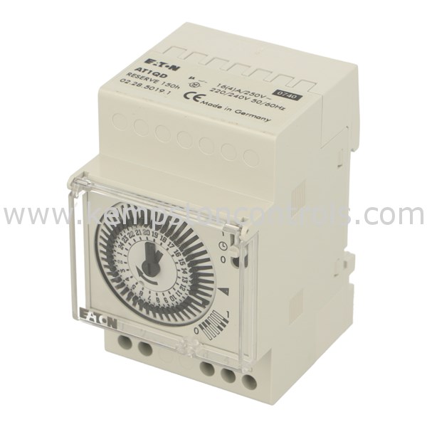 Eaton AT1QD EATON ANALOGUE TIME SWITCH, 24HRS TYPE, 220/240VAC, 50HZ, 1 ...