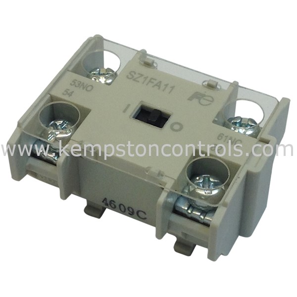 Fuji SZ1FA11 AUX1N/O + 1N/C SMALL FRONT MOUNTING (FOR SK06-SK12 AND ...