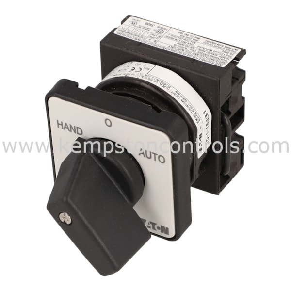 Eaton T0-1-15431/E EATON CONTROL SWITCH, 0 (OFF) POSITION BLACK THUMB ...