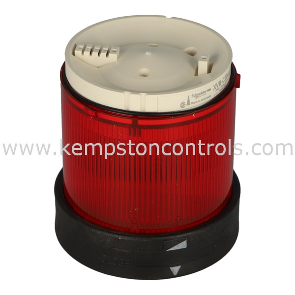 Schneider XVBC2B4 SCHNEIDER SIGNALLING COLUMN RED 24V | Kempston Controls
