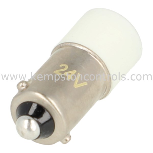 ABB BA9S24LEDB ABB LED BULB, BA9S SOCKET, WHITE, ILLUMINATED, 24VAC/DC ...