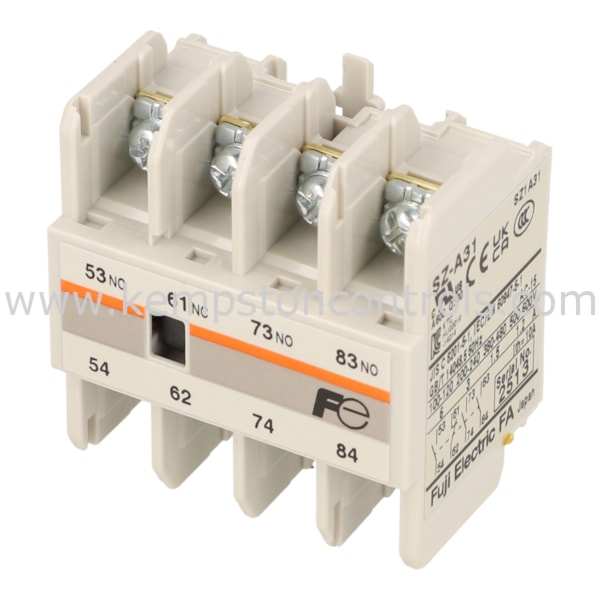 Fuji SZ-A31 FUJI AUX CONTACT BLOCK 3N/O+1N/C FOR SC03-SCN3 AND SH4-SH5 ...