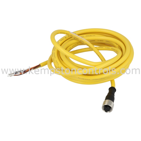 Turck Banner QDE-815D TURCK CONNECTOR CABLE, M12, FEMALE, STRIAGHT, 8 ...