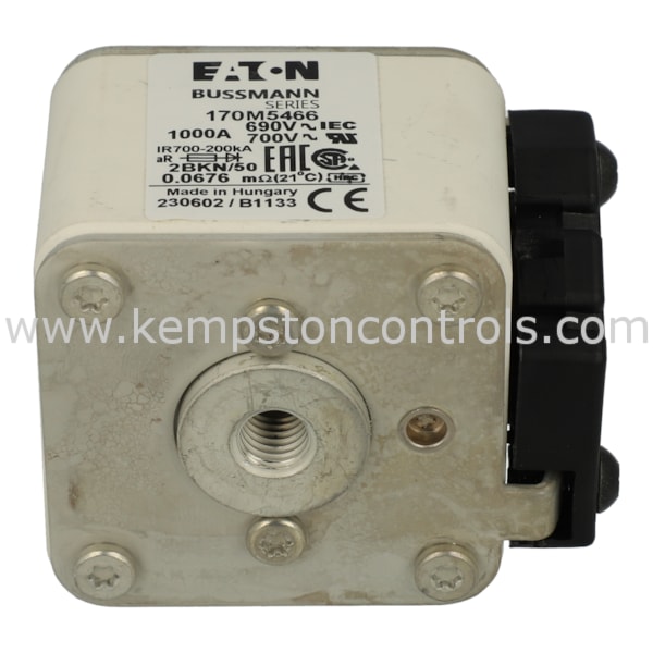 Bussmann 170M5466 BUSSMANN SQUARE BODY FLUSH END CONTACT FUSE, 1000A ...