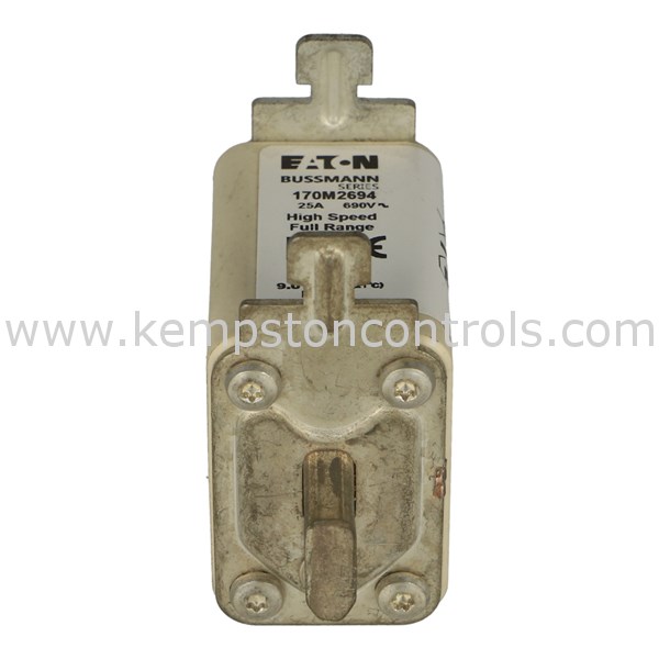 Bussmann 170M2694 BUSSMANN FUSE 25A 690V NH00 GR | Kempston Controls