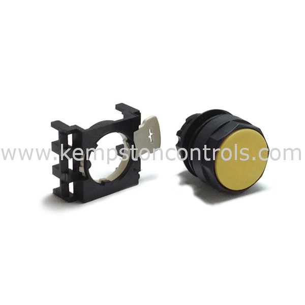 Eaton - Cutler Hammer E22PB4 PUSH BUTTON YELLOW/BLACK RING | Kempston ...