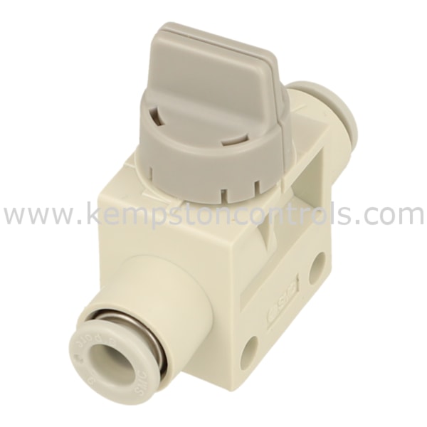 SMC VHK2A-06F-06F SMC VHK-A, FINGER VALVE, 1(P) Ø6MM /2(A) Ø6MM, ONE-TOUCH FITTING | Kempston ...